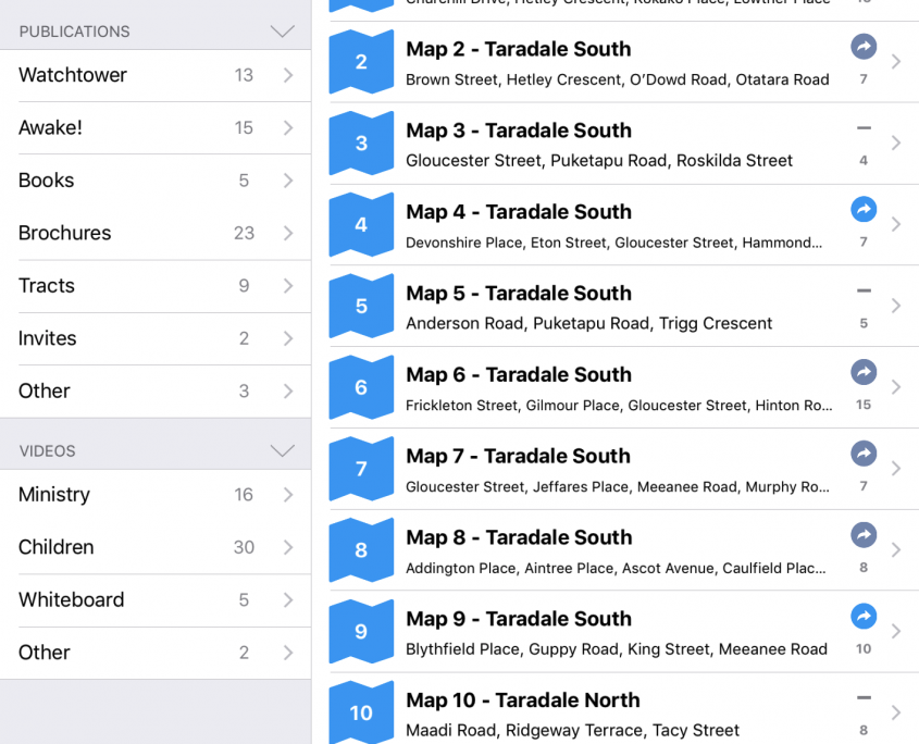 Territory Helper for iOS :: Territory Management via ServicePlanner Mobile App