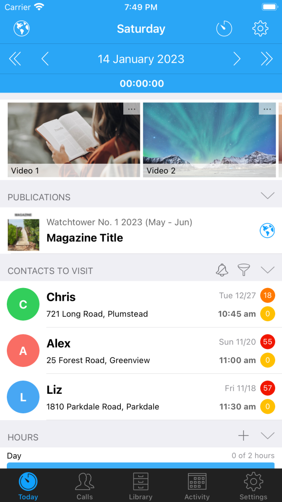 ServicePlanner :: Ministry & Field Service App